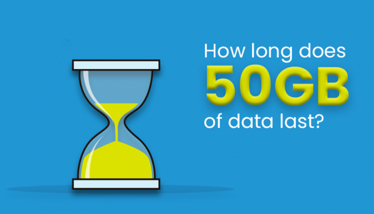 50GB of data: How much is it, and how long does it last?