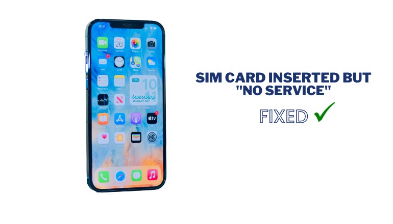 Sim Card Inserted but No Service iPhone - 9 Solutions to Fix it