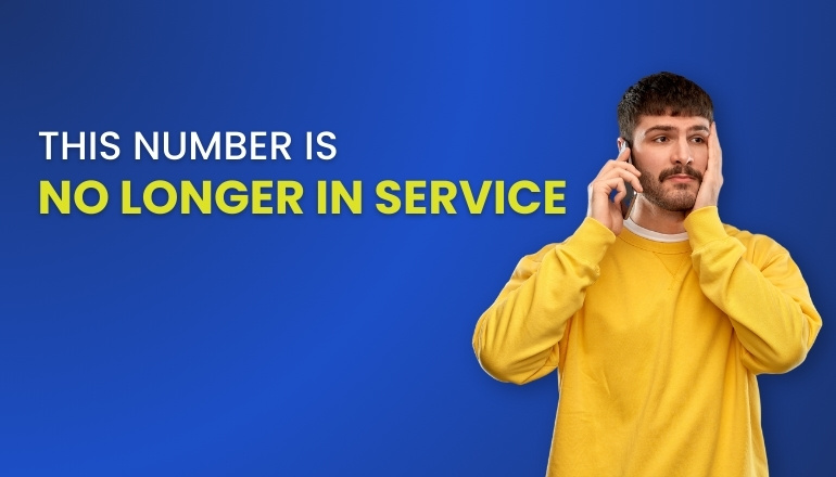 'This Number Is No Longer in Service' Text Message: Causes